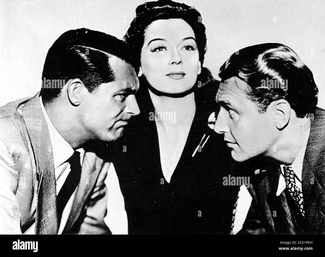 HIS GIRL FRIDAY COLUMBIA PICTURES CARY GRANT, ROSALIND RUSSELL, RALPH ...