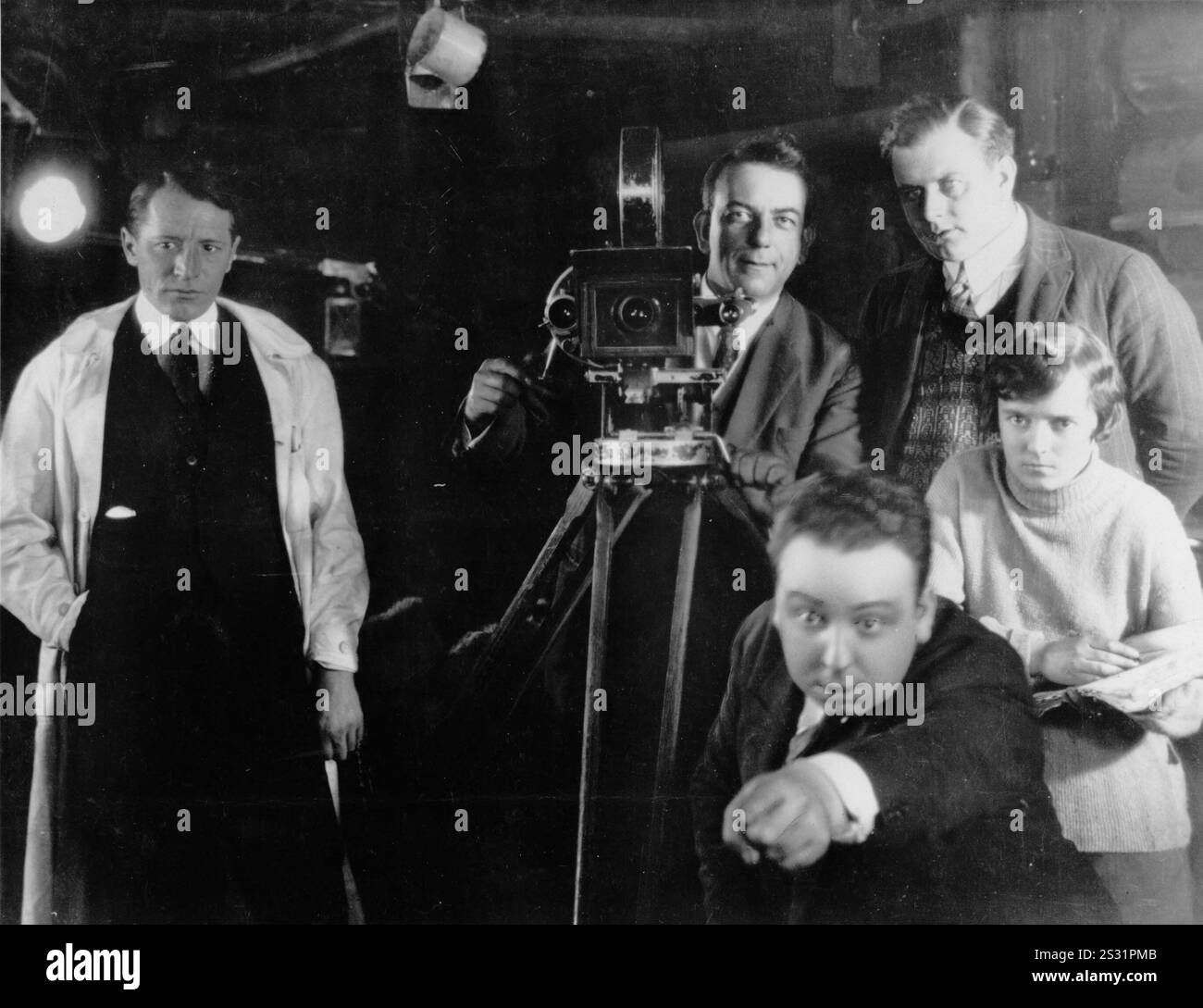 THE MOUNTAIN EAGLE DIRECTOR, ALFRED HITCHCOCK AND HIS FUTURE WIFE, ALMA ...