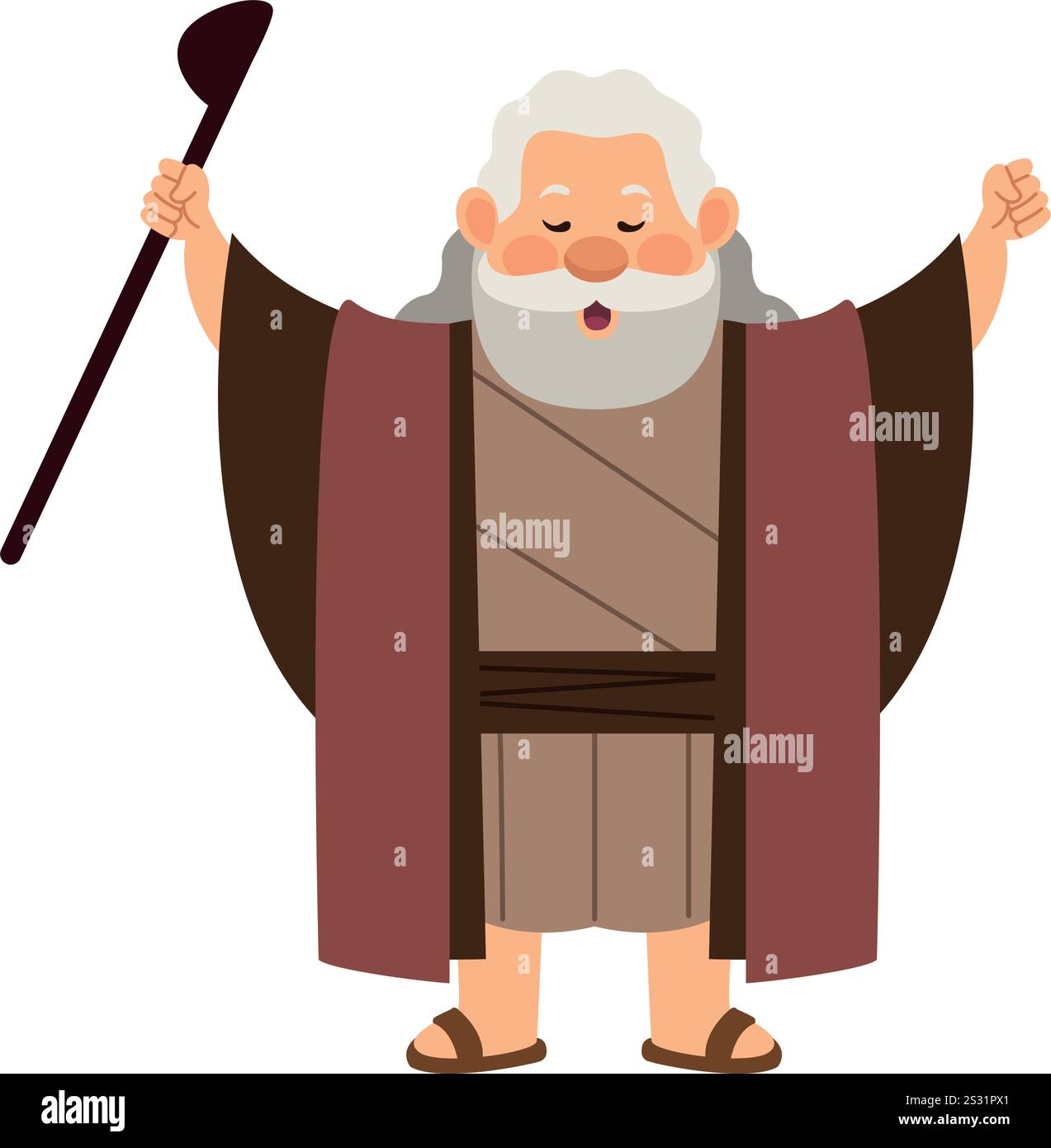 moses biblical character Stock Vector Image & Art - Alamy