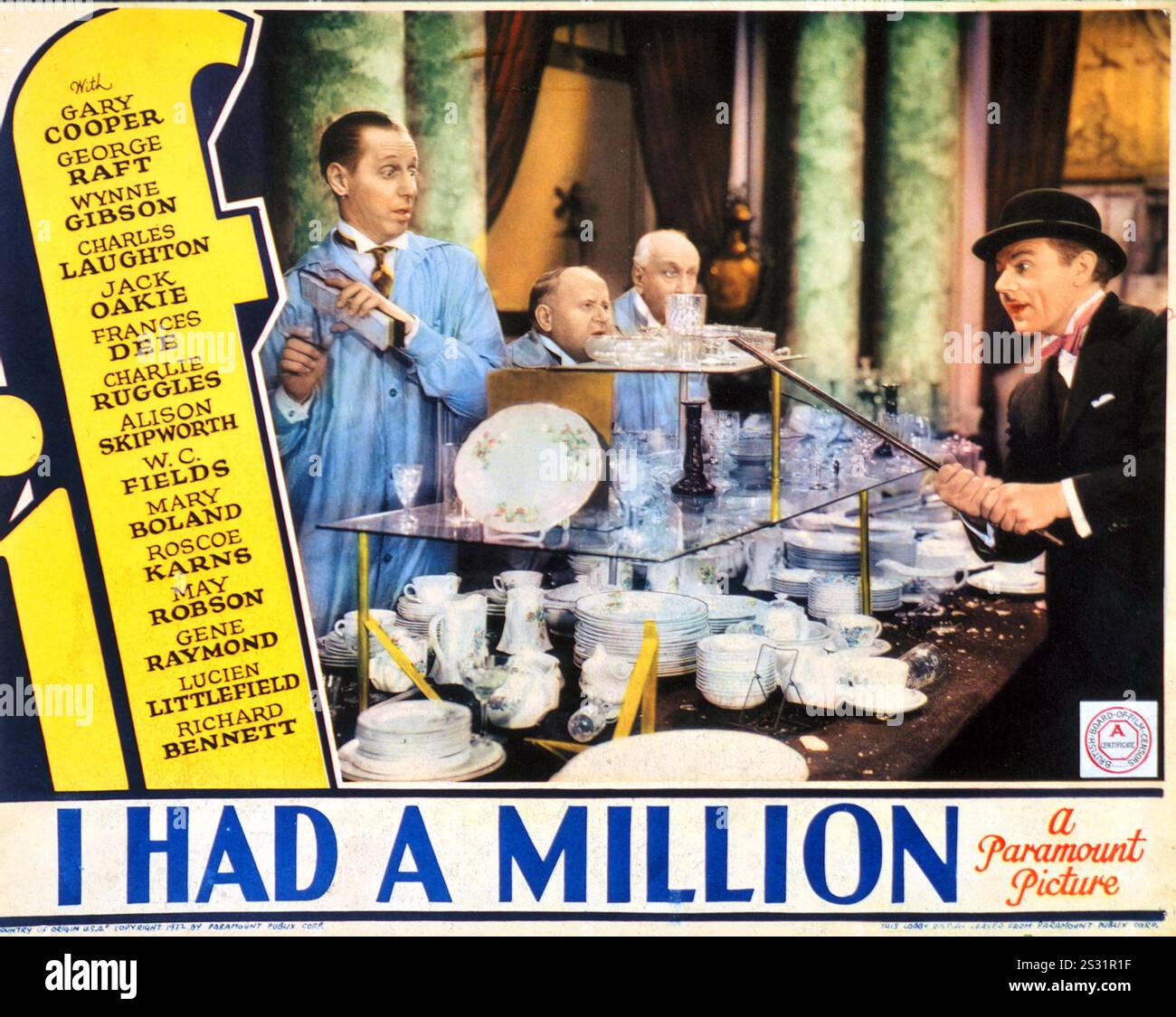I HAD A MILLION Irving Bacon, Fred Holmes and Charlie Ruggles Date ...