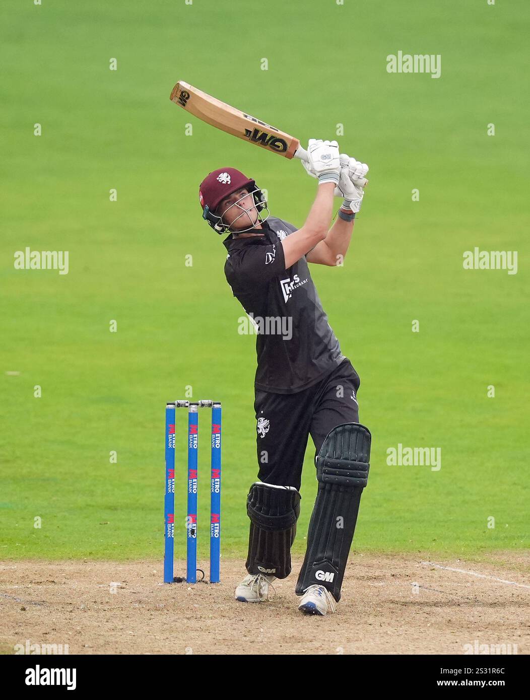 File photo dated 23-09-2024 of Somerset's Archie Vaughan who is ...