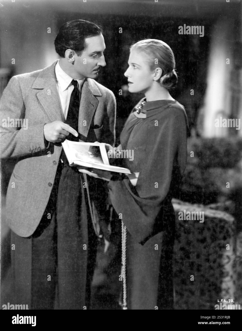 LOVE FROM A STRANGER ANN HARDING and BASIL RATHBONE Date: 1937 Stock ...