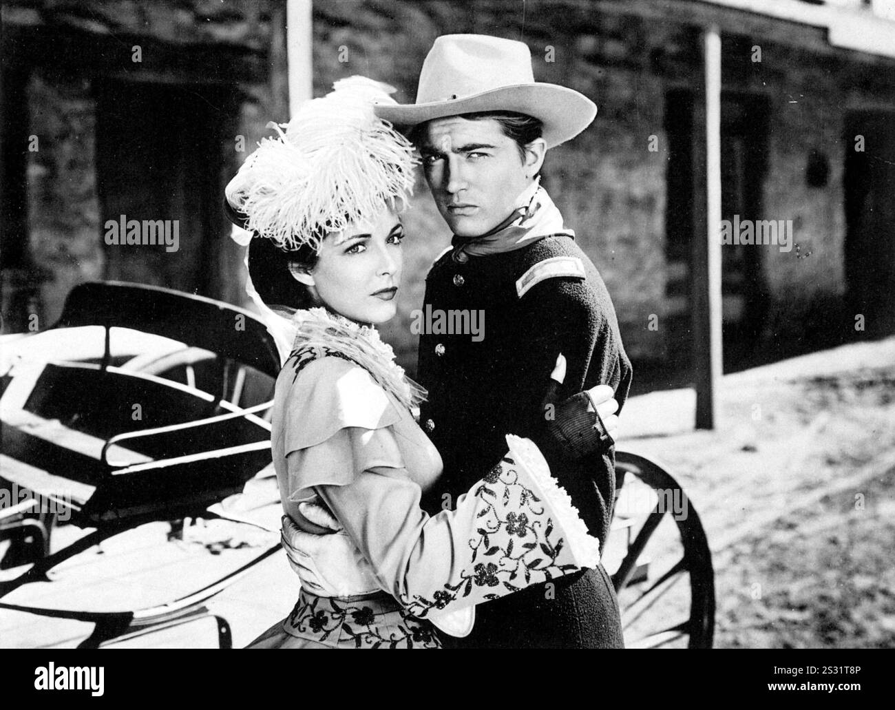 MASSACRE RIVER ALLIED ARTISTS CATHY DOWNS, JOHNNY SANDS Date: 1949 ...