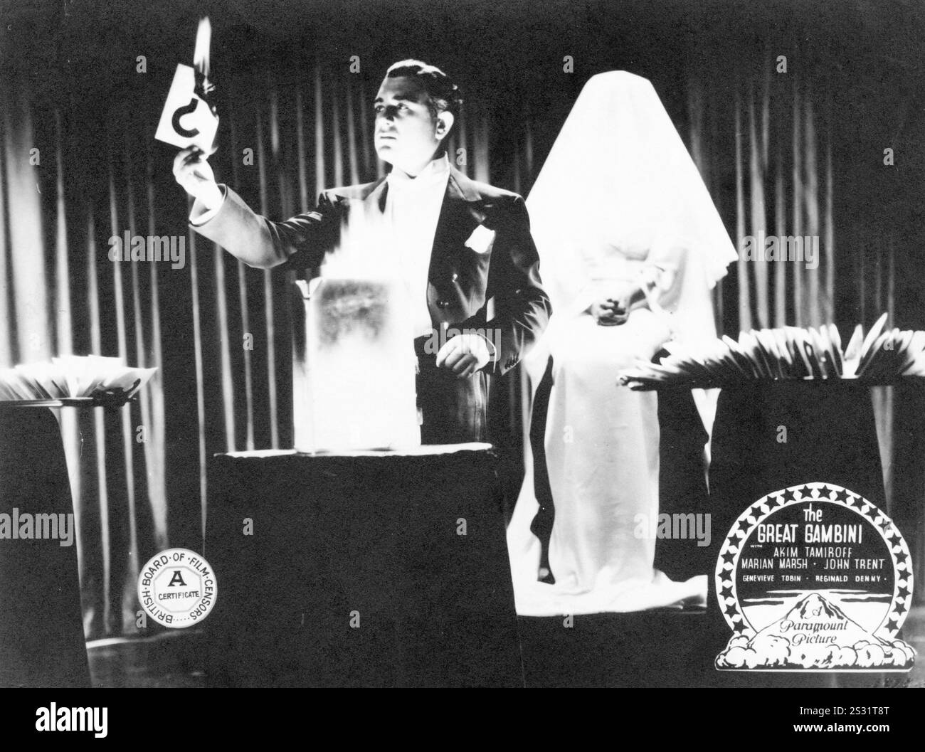 THE GREAT GAMBINI AKIM TAMIROFF A PARAMOUNT PICTURE Date: 1937 Stock ...