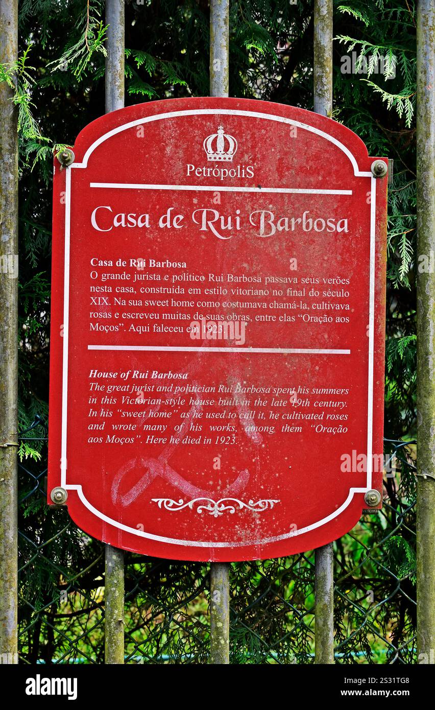 PETROPOLIS, RIO DE JANEIRO, BRAZIL - October 28, 2022: Identification ...