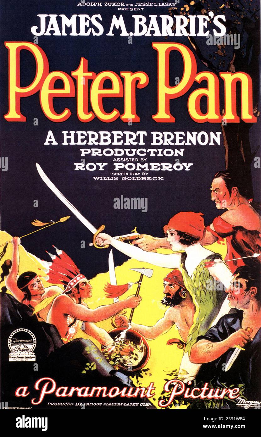 PETER PAN Date: 1924 Stock Photo - Alamy