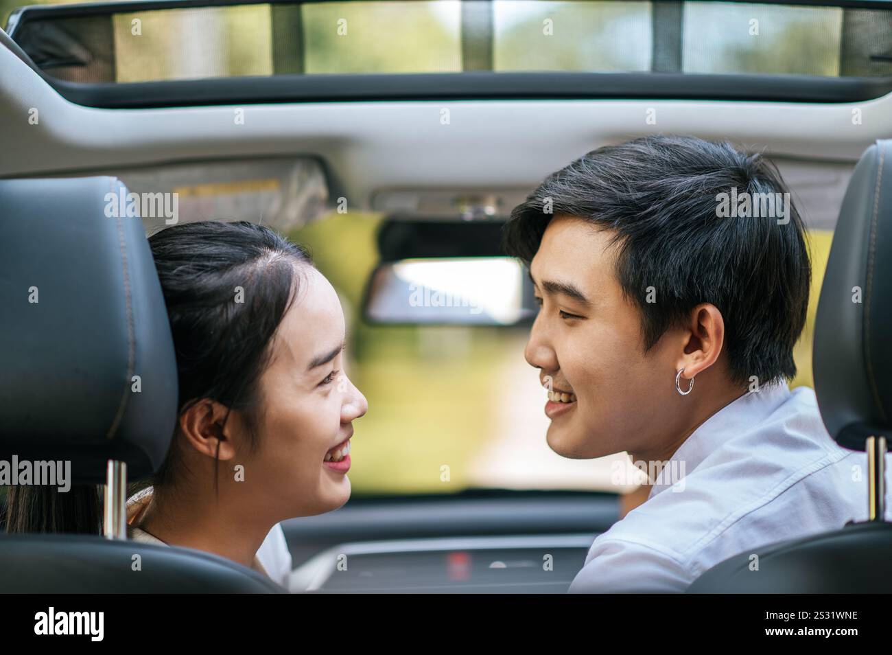 Woman in love happily hi-res stock photography and images - Alamy