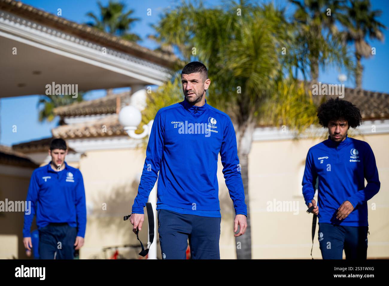 Oliva, Spain. 08th Jan, 2025. Gent's Stefan Mitrovic pictured during ...