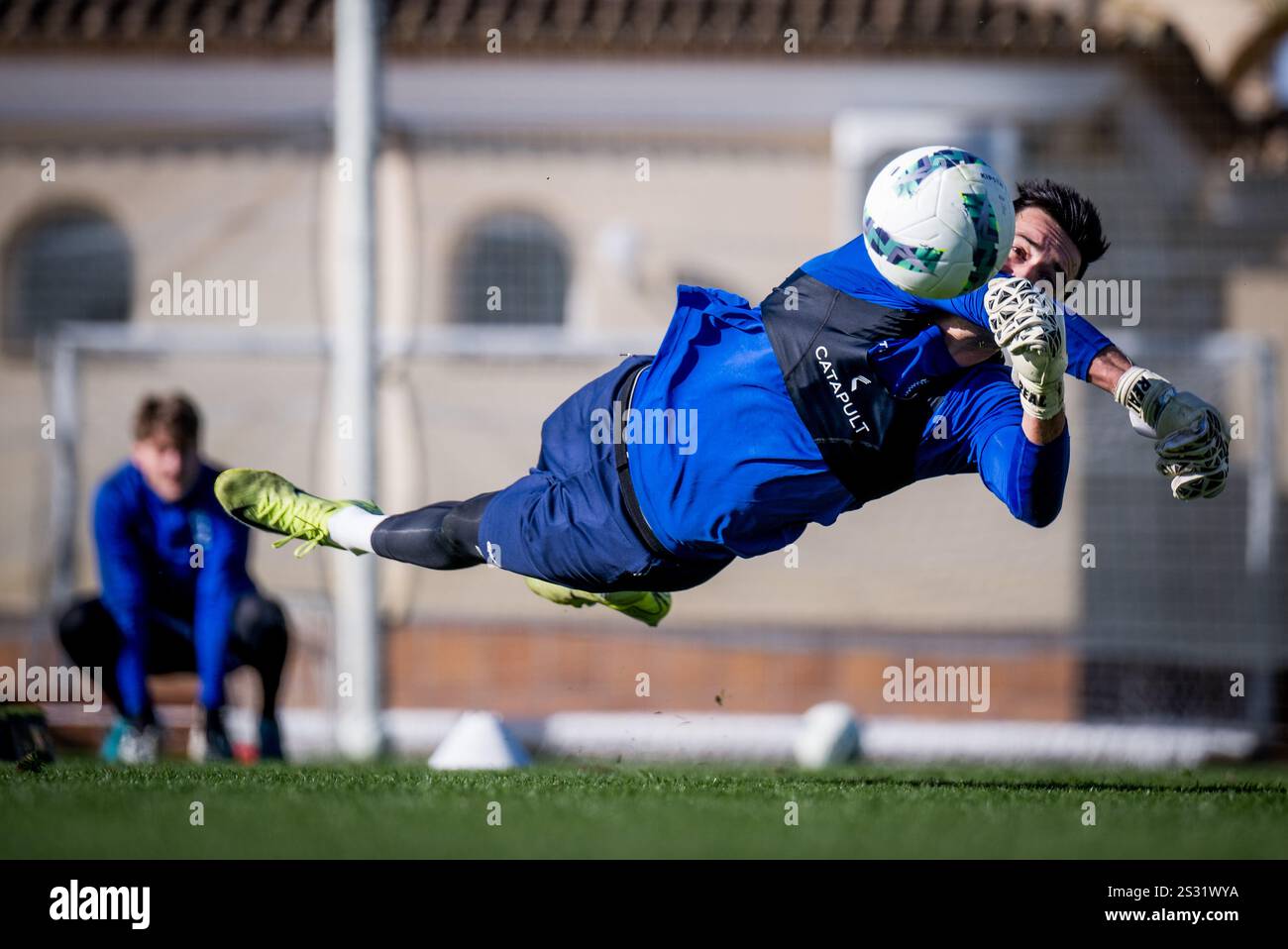 Gent's new goalkeeper Tom Vandenberghe pictured during the winter ...
