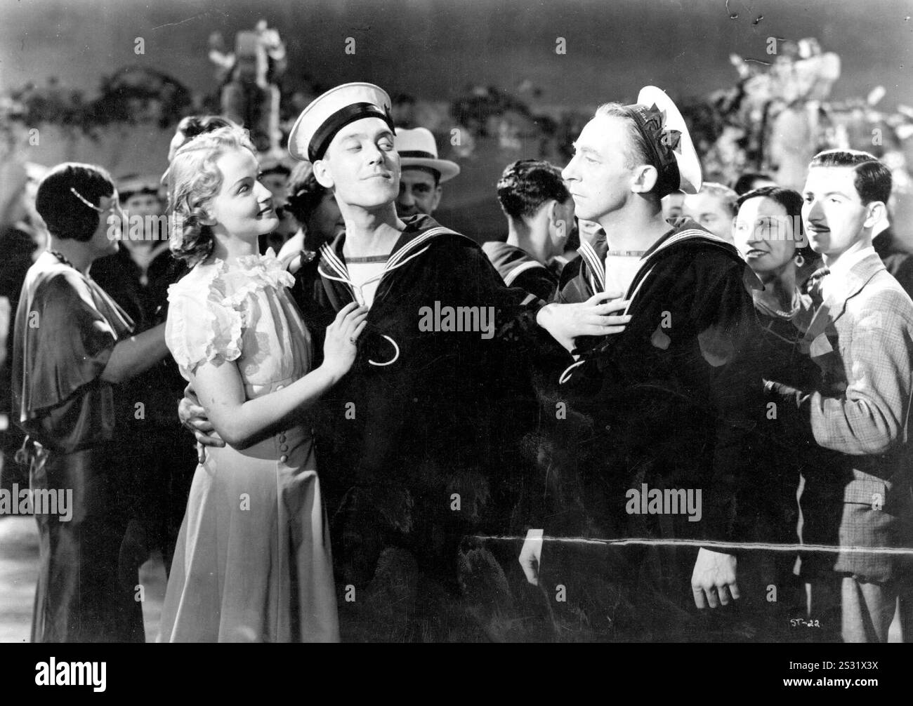 SAILORS THREE CARLA LEHMANN, TOMMY TRINDER AND CLAUDE HULBERT AN EALING ...