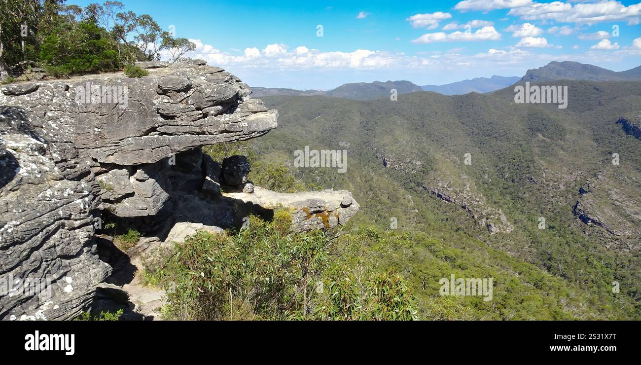 The famous Balconies, Grampians National Park, Australia Stock Photo ...
