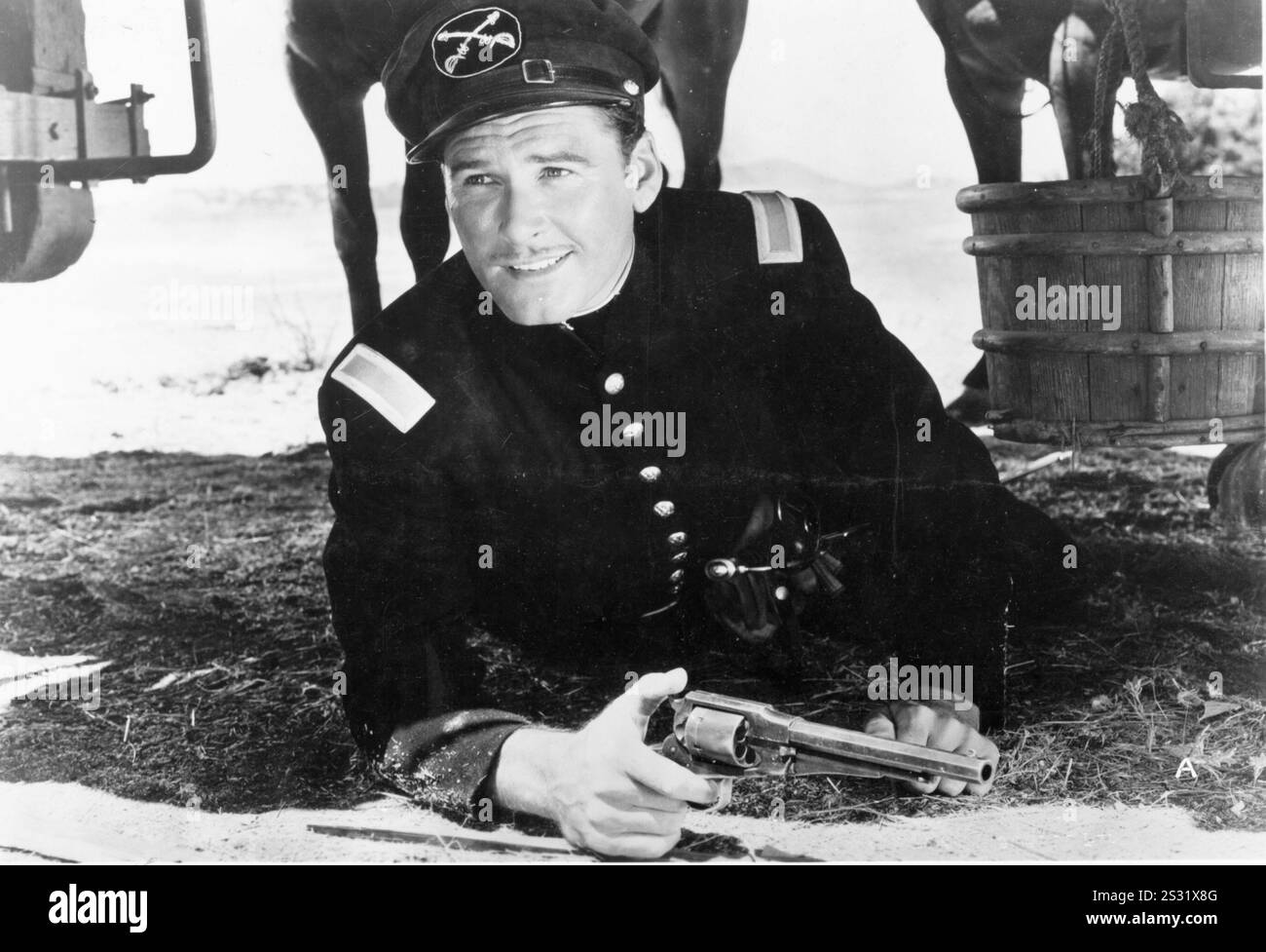 SANTA FE TRAIL ERROL FLYNN A WARNER BROS FILM Date: 1940 Stock Photo ...
