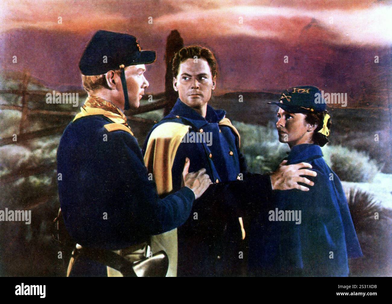 SHE WORE A YELLOW RIBBON RKO RADIO PICTURES HARRY CAREY JR, JOHN AGAR ...