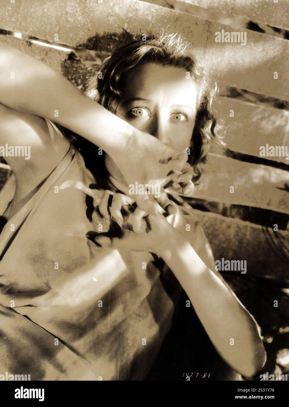 THE STORY OF TEMPLE DRAKE MIRIAM HOPKINS FEAR Date: 1933 Stock Photo ...