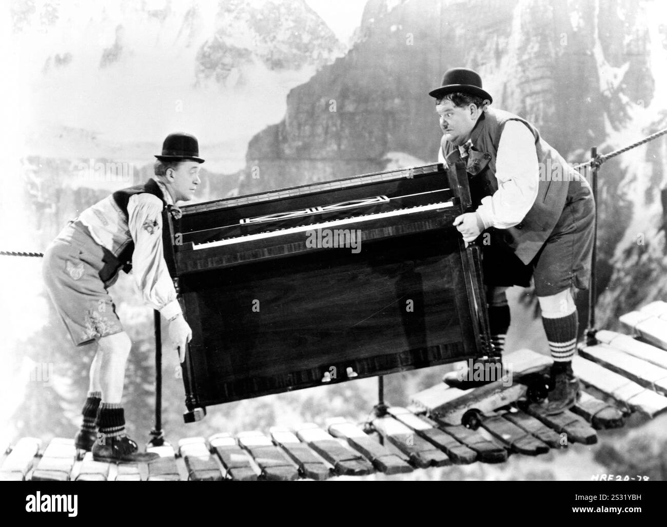 SWISS MISS OLIVER HARDY, STAN LAUREL Date: 1938 Stock Photo - Alamy