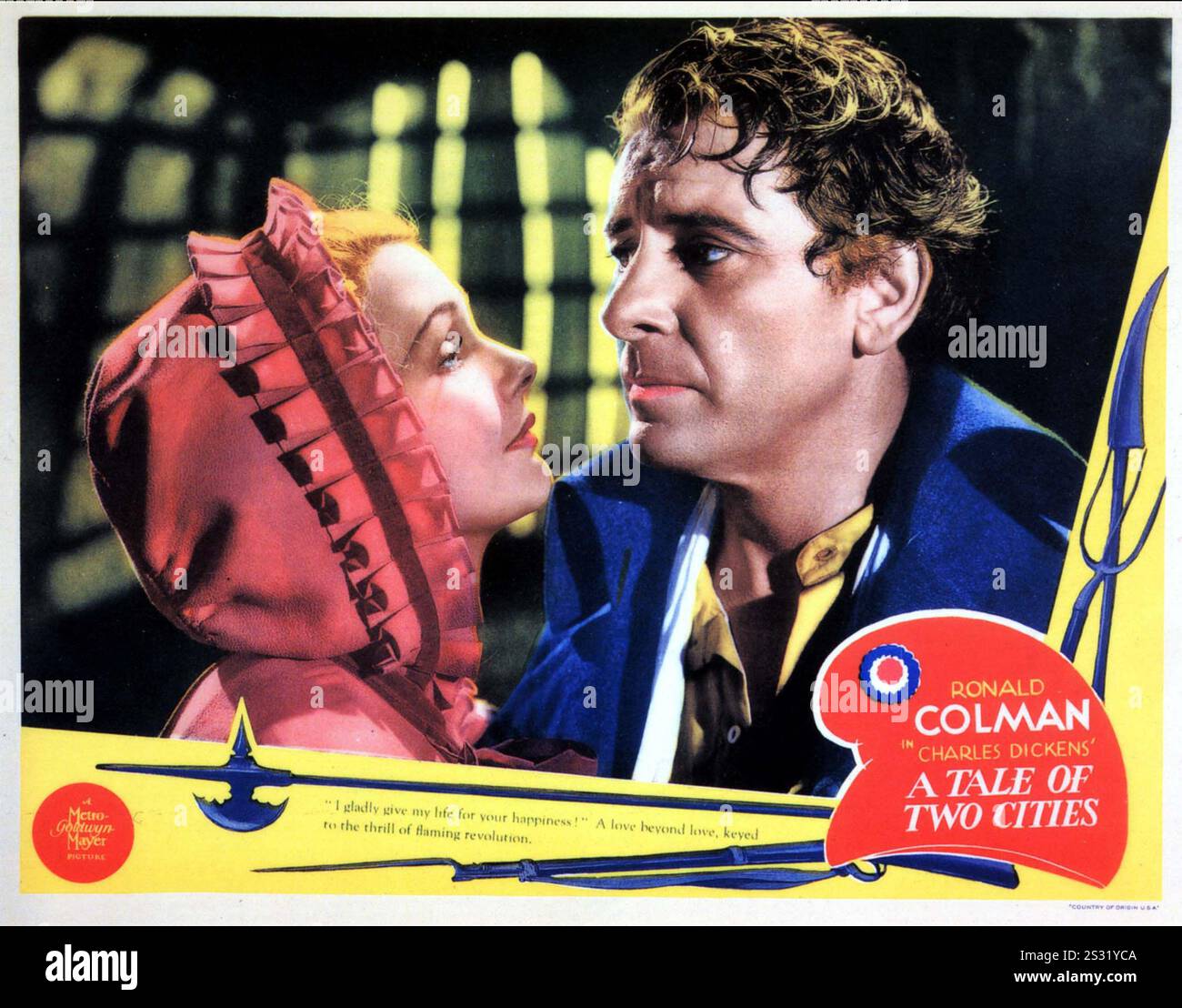 A TALE OF TWO CITIES ELIZABETH ALLAN, RONALD COLMAN Date: 1935 Stock ...
