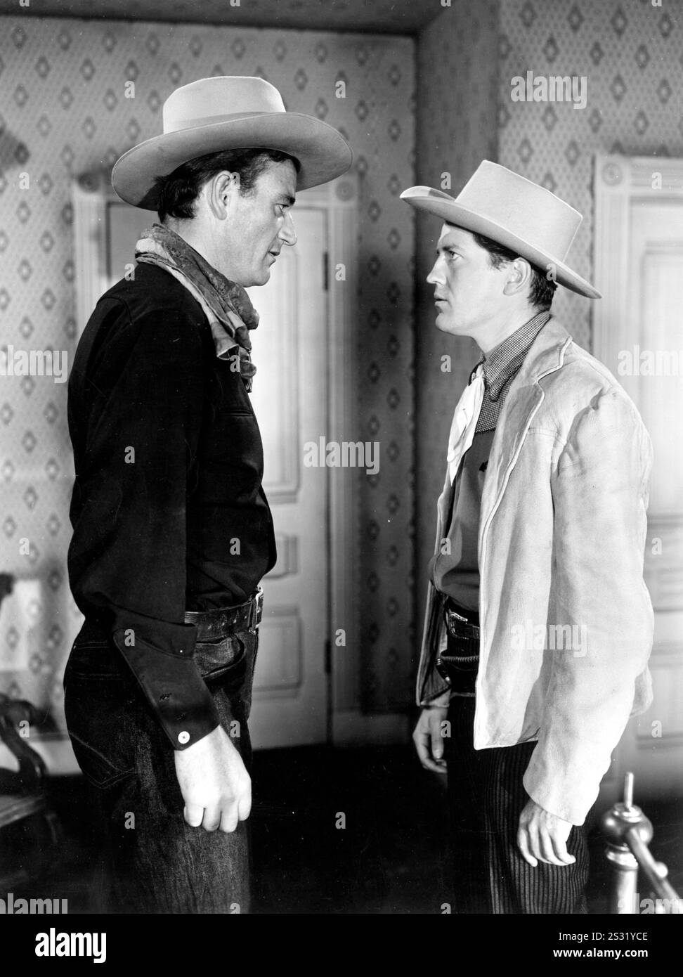 TALL IN THE SADDLE RKO RADIO PICTURES JOHN WAYNE, RUSSELL WADE Date ...
