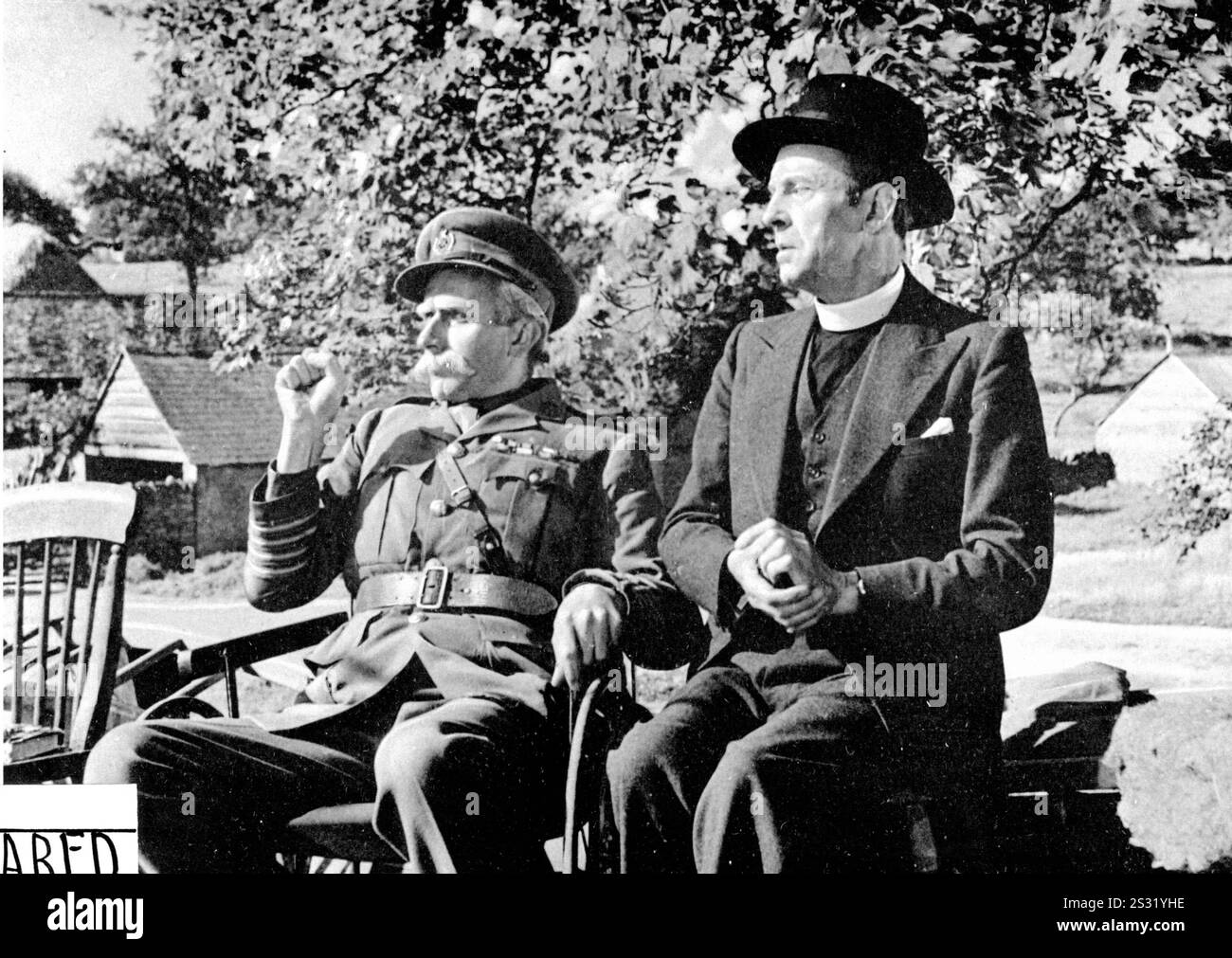 TAWNY BERNARD MILES AND CHRISTOPHER STEELE AN EALING PRODUCTION Date: 1944 Stock Photo - Alamy