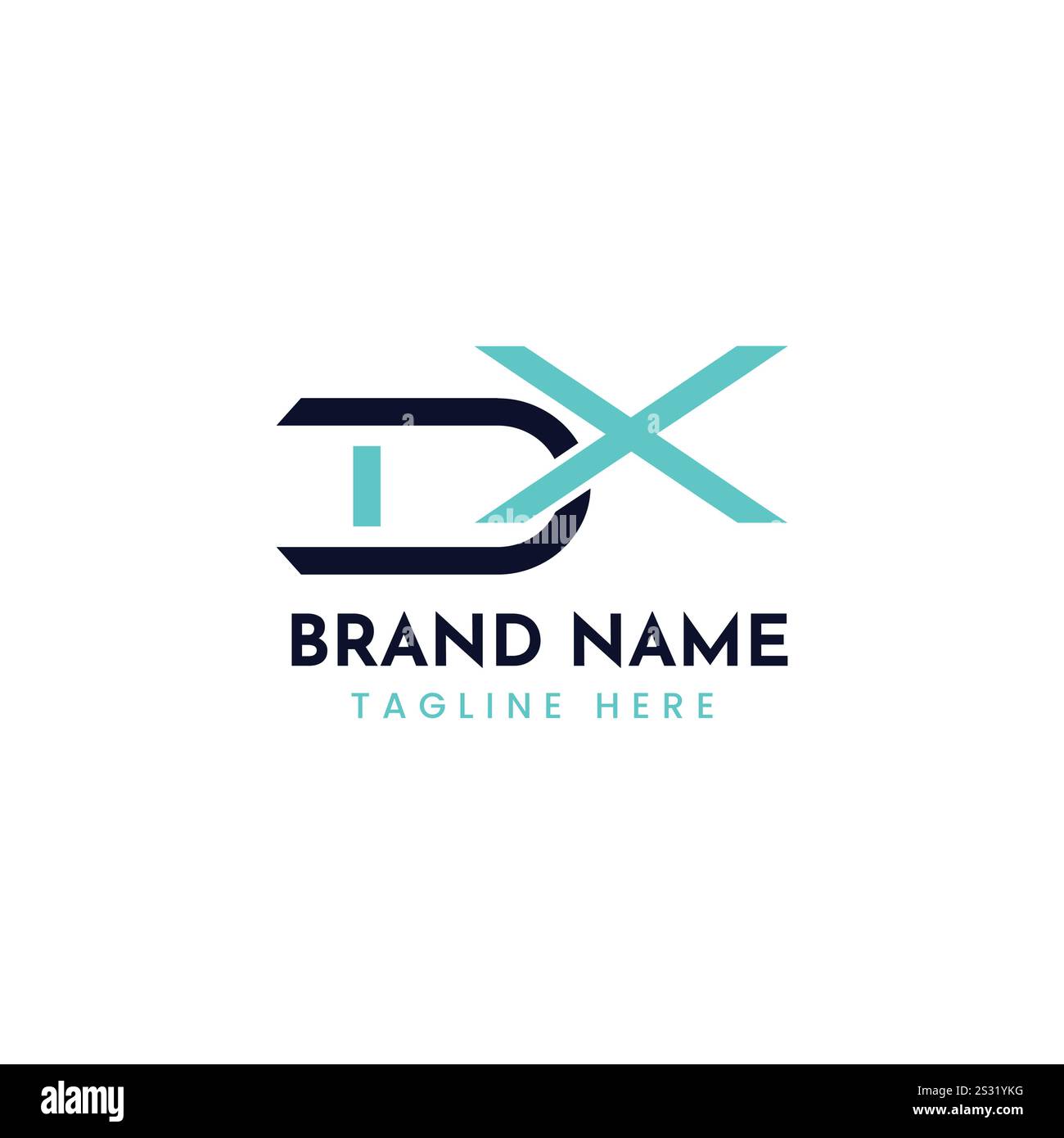 Typography flat modern design Cut Out Stock Images & Pictures - Alamy