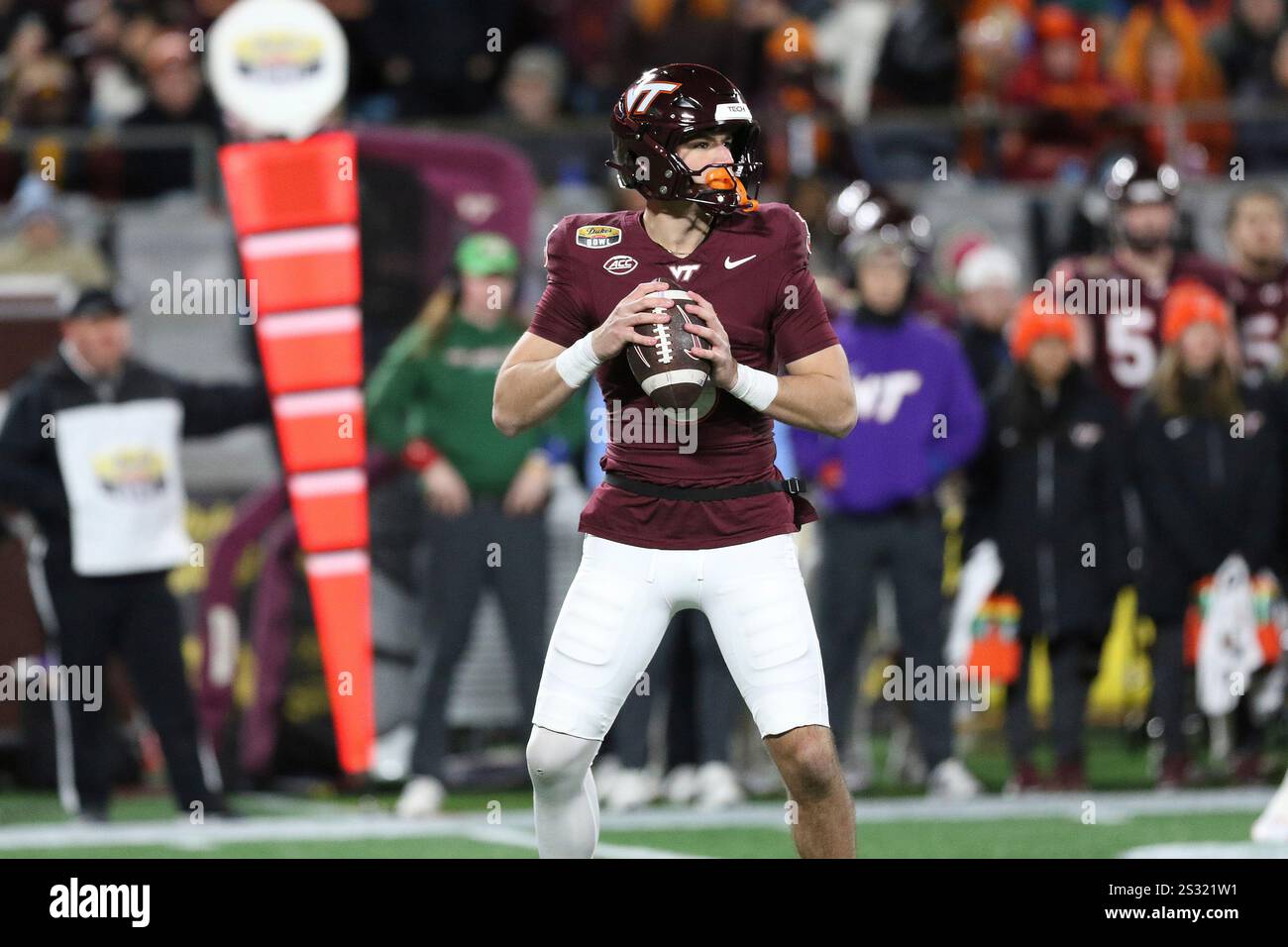 CHARLOTTE, NC - JANUARY 03: Virginia Tech Hokies quarterback Collin ...