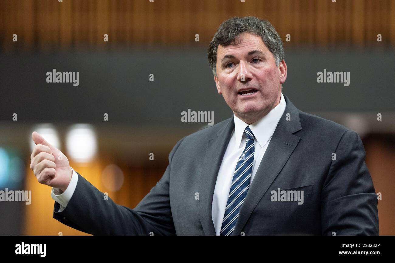 Ottawa, Canada. 17th Dec, 2024. Finance Minister Dominic LeBlanc rises ...
