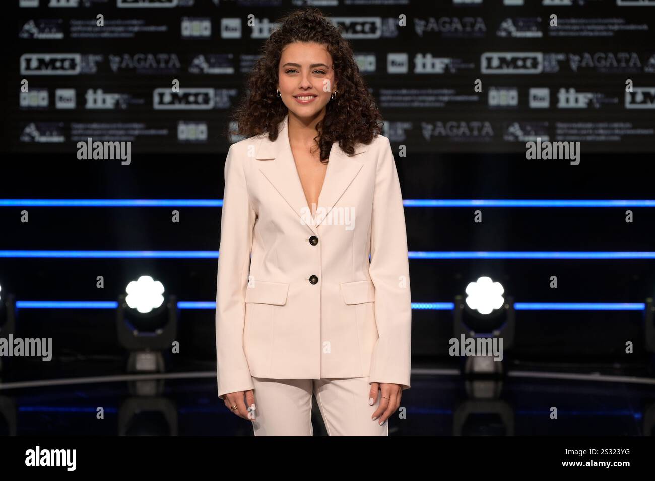 Rome, Italy. 08th Jan, 2025. Chiara Russo attends the photocall of Rai ...