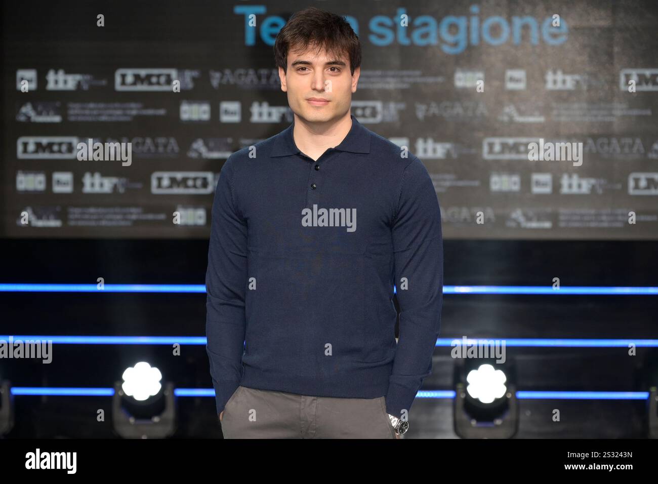 Rome, Italy. 08th Jan, 2025. Lorenzo Lancellotti attends the photocall ...