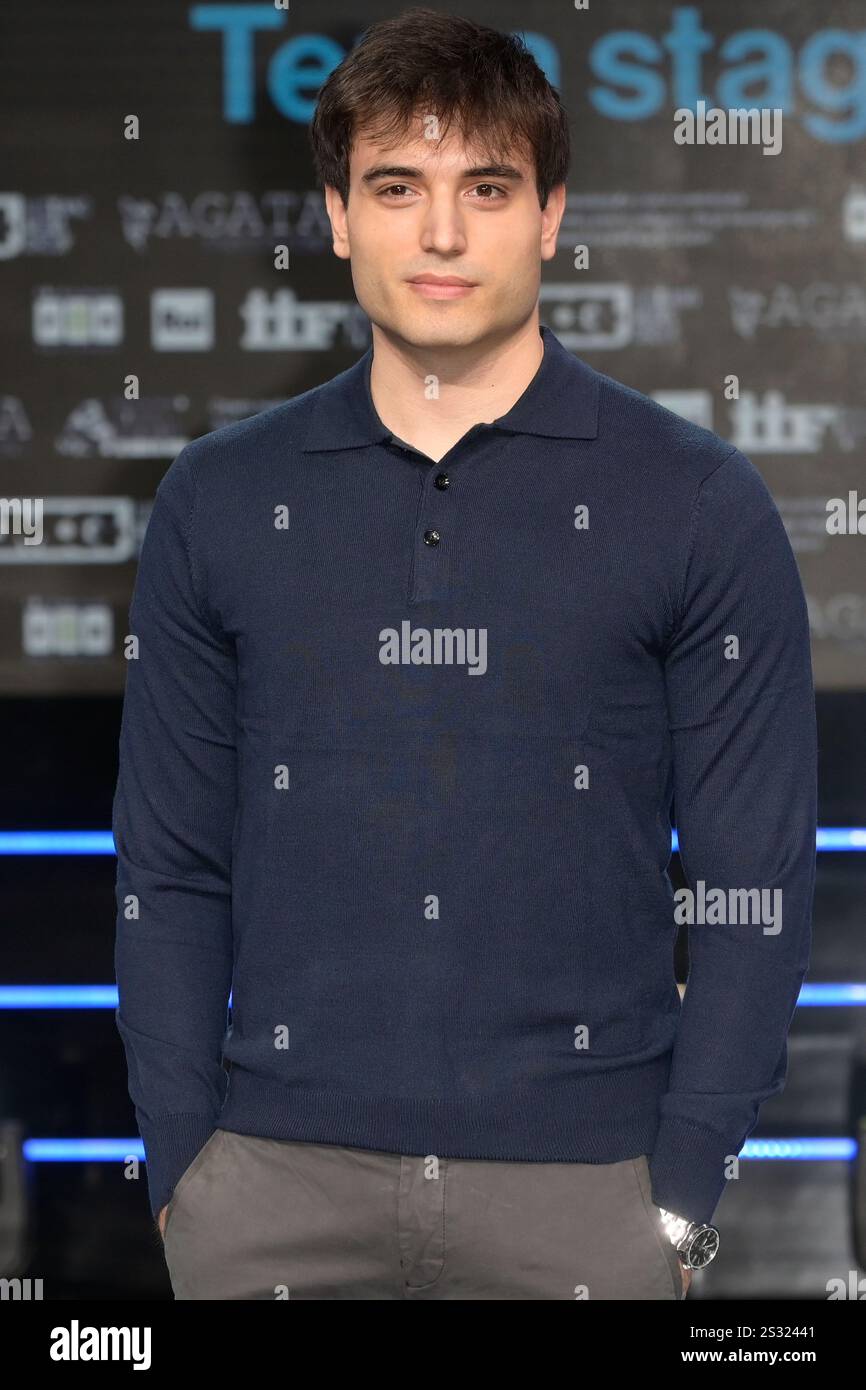 Rome, Italy. 08th Jan, 2025. Lorenzo Lancellotti attends the photocall ...