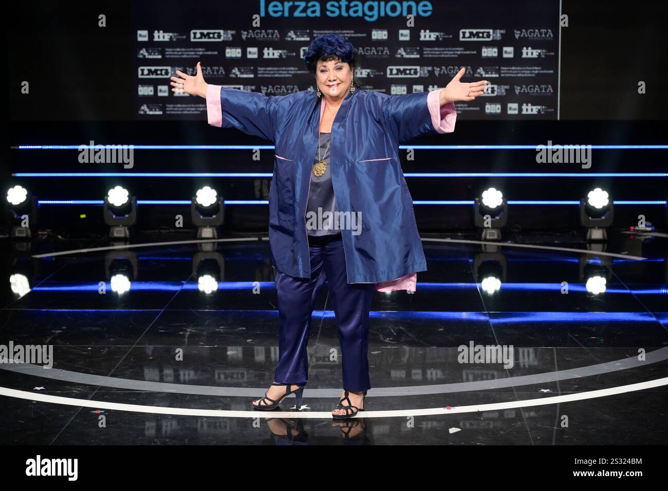 Rome, Italy. 08th Jan, 2025. Marisa Laurito attends the photocall of ...
