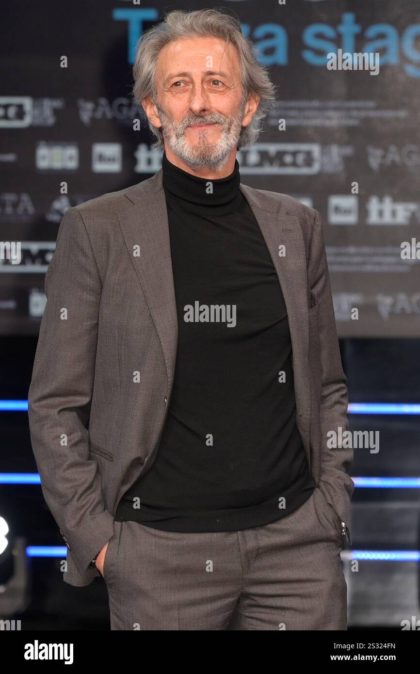 Rome, Italy. 08th Jan, 2025. Nando Paone attends the photocall of Rai ...