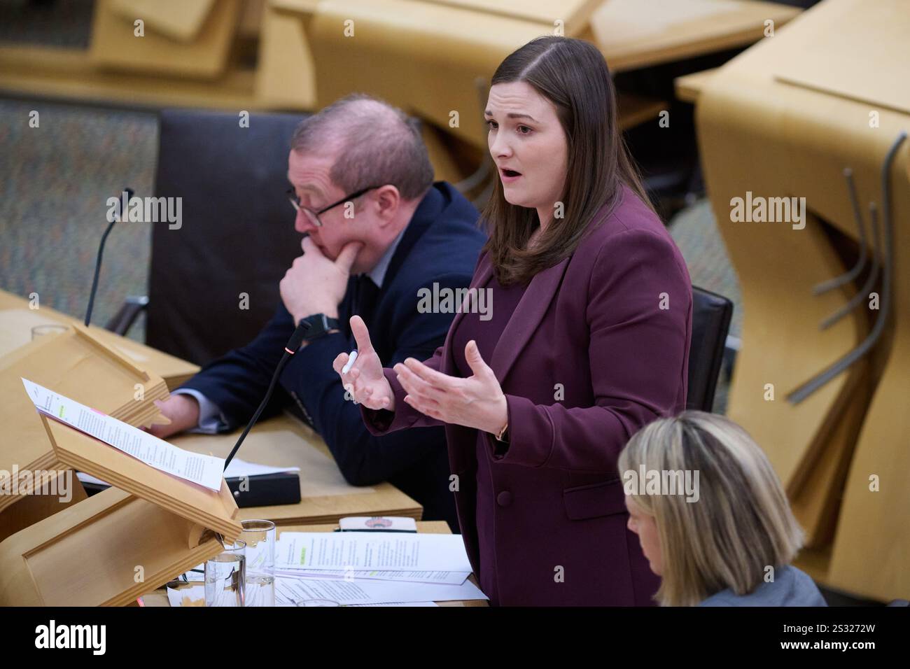 Edinburgh Scotland, UK 08 January 2025. Minister for Children, Young ...