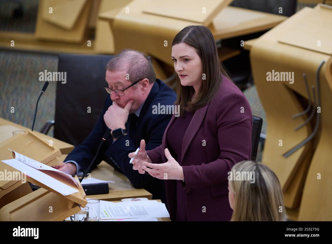 Edinburgh Scotland, UK 08 January 2025. Minister for Children, Young ...
