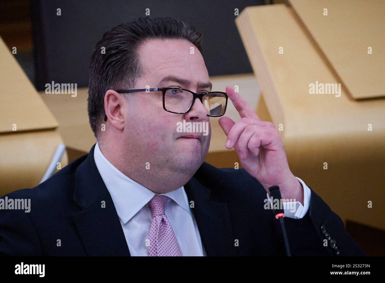 Edinburgh Scotland, UK 08 January 2025. Craig Hoy MSP at the Scottish ...