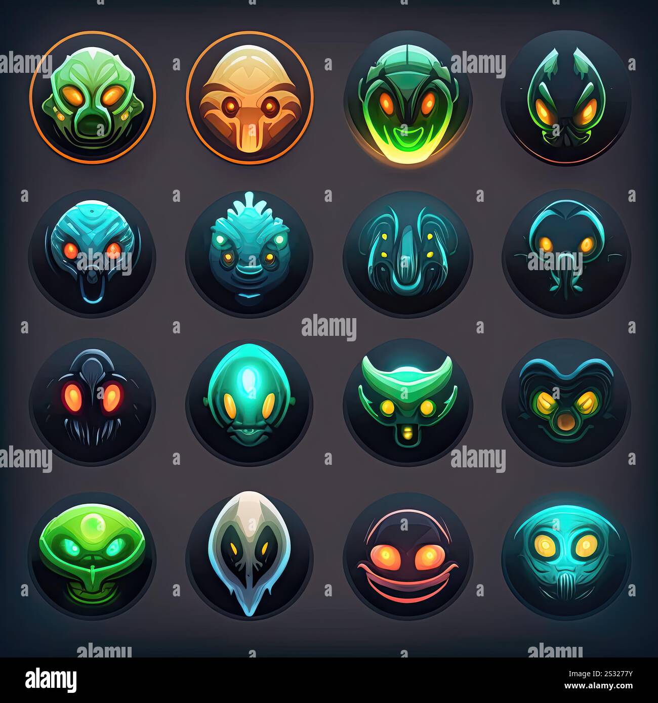 character alien space avatar ai generated. universe extraterrestrial ...