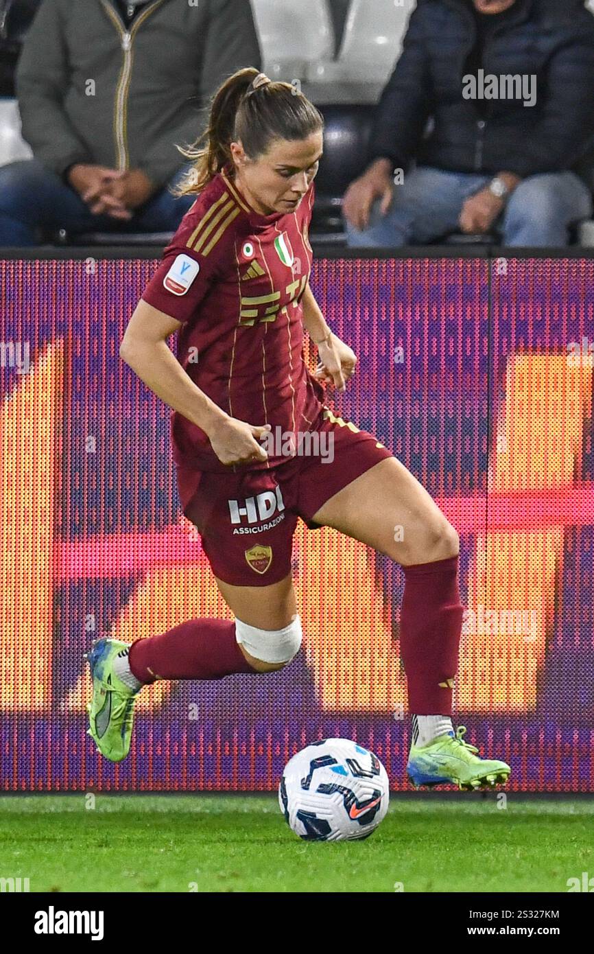 La Spezia, Italy. 06th Jan, 2025. Emilie Haavi (Roma) during Roma Women ...