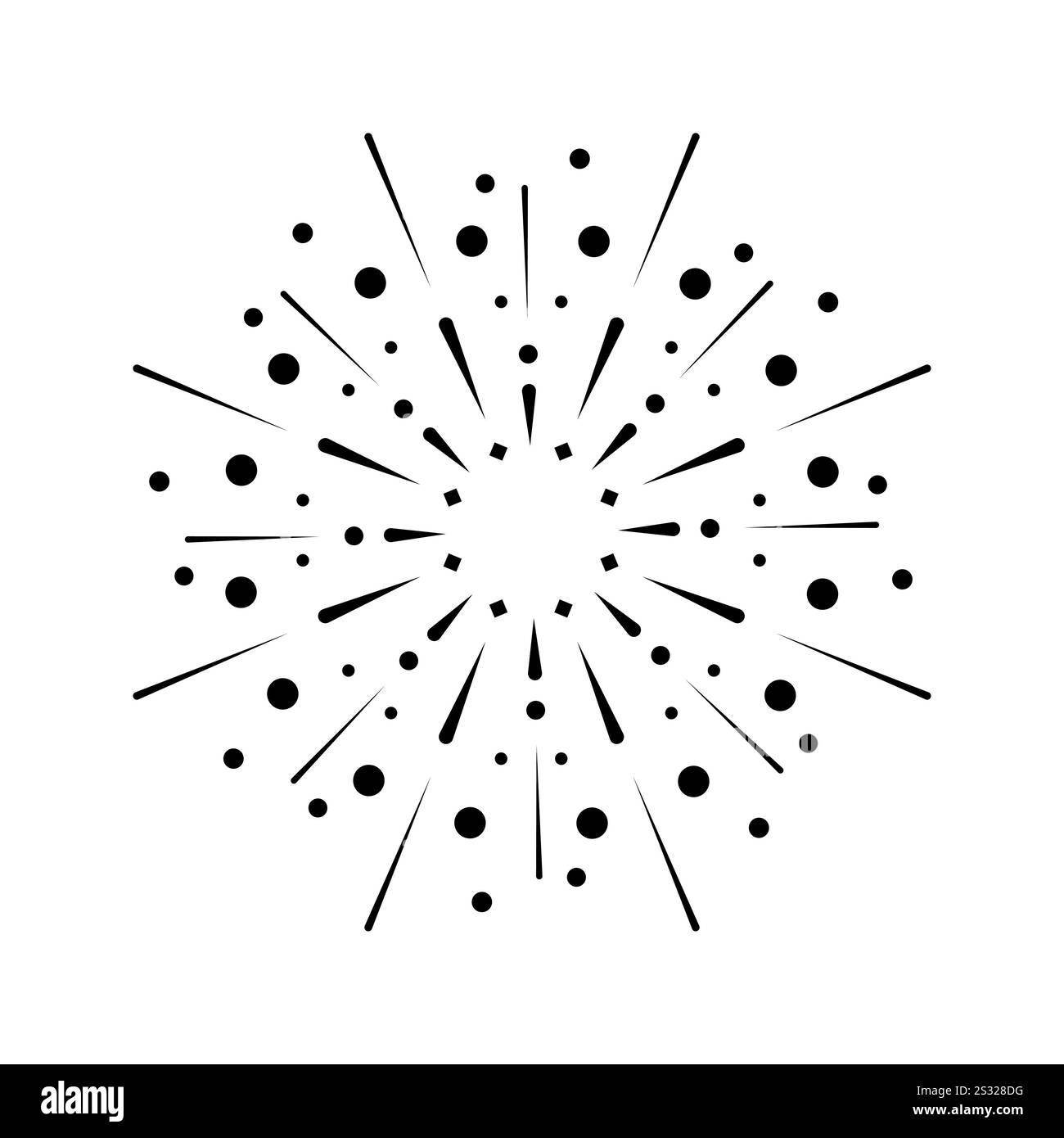 Firework burst with radiant sparkle ray design. Abstract sunrays and ...