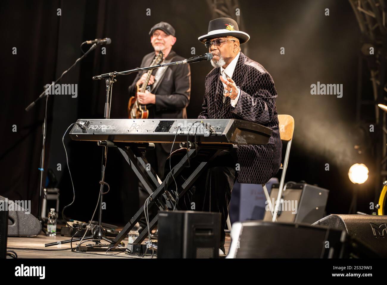 Fontaneto d'Agogna, Italy. 07th Jan, 2025. The American singer ...