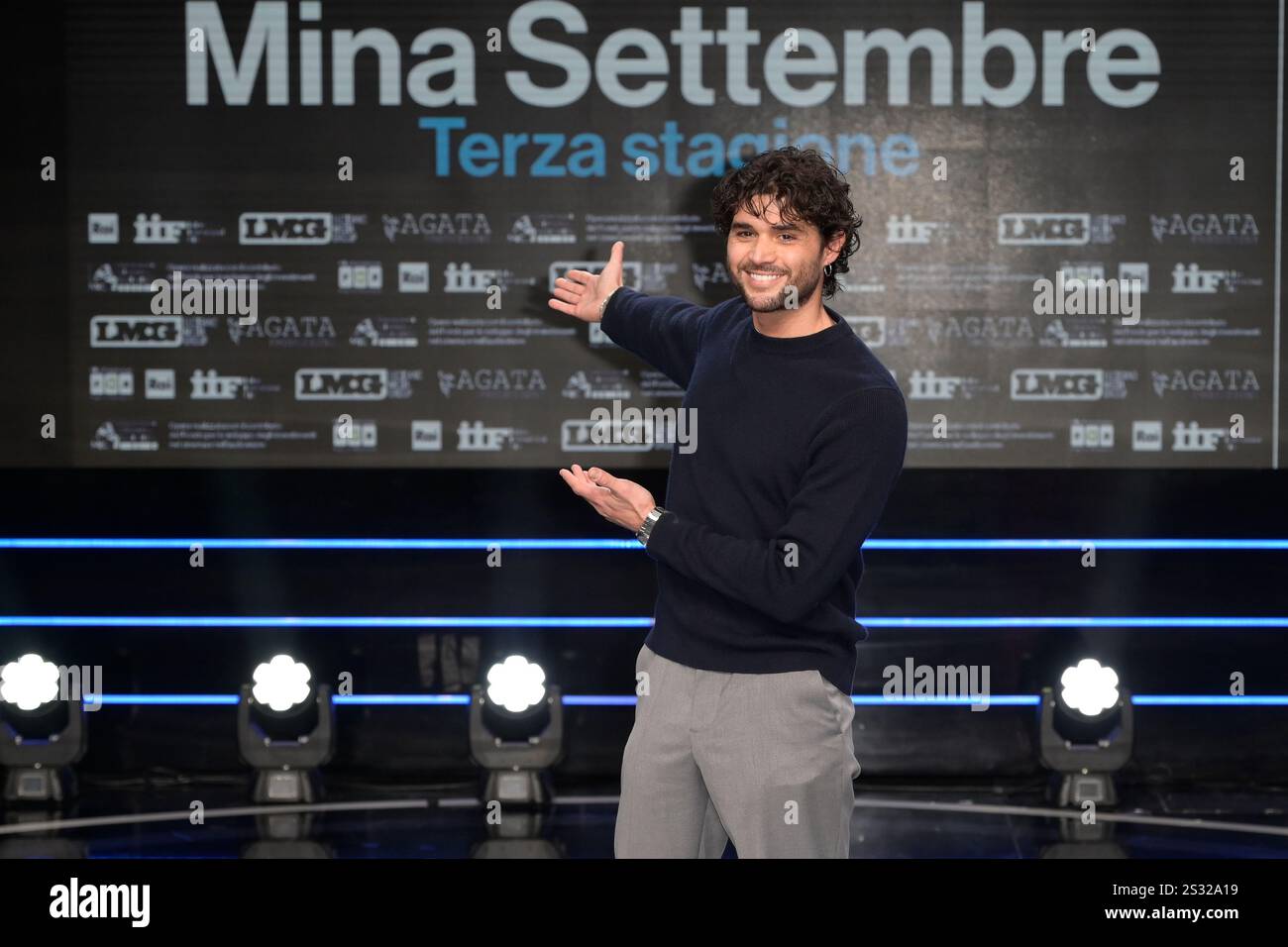 Rome, Italy. 08th Jan, 2025. Erasmo Genzini attends the photocall of ...