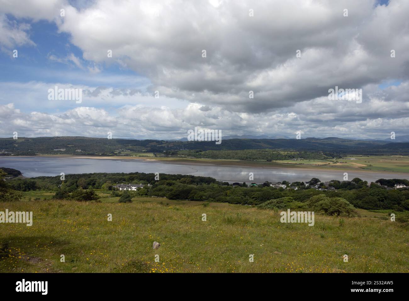 View of The River Kent Estuary from Arnside Knott Westmorland and ...