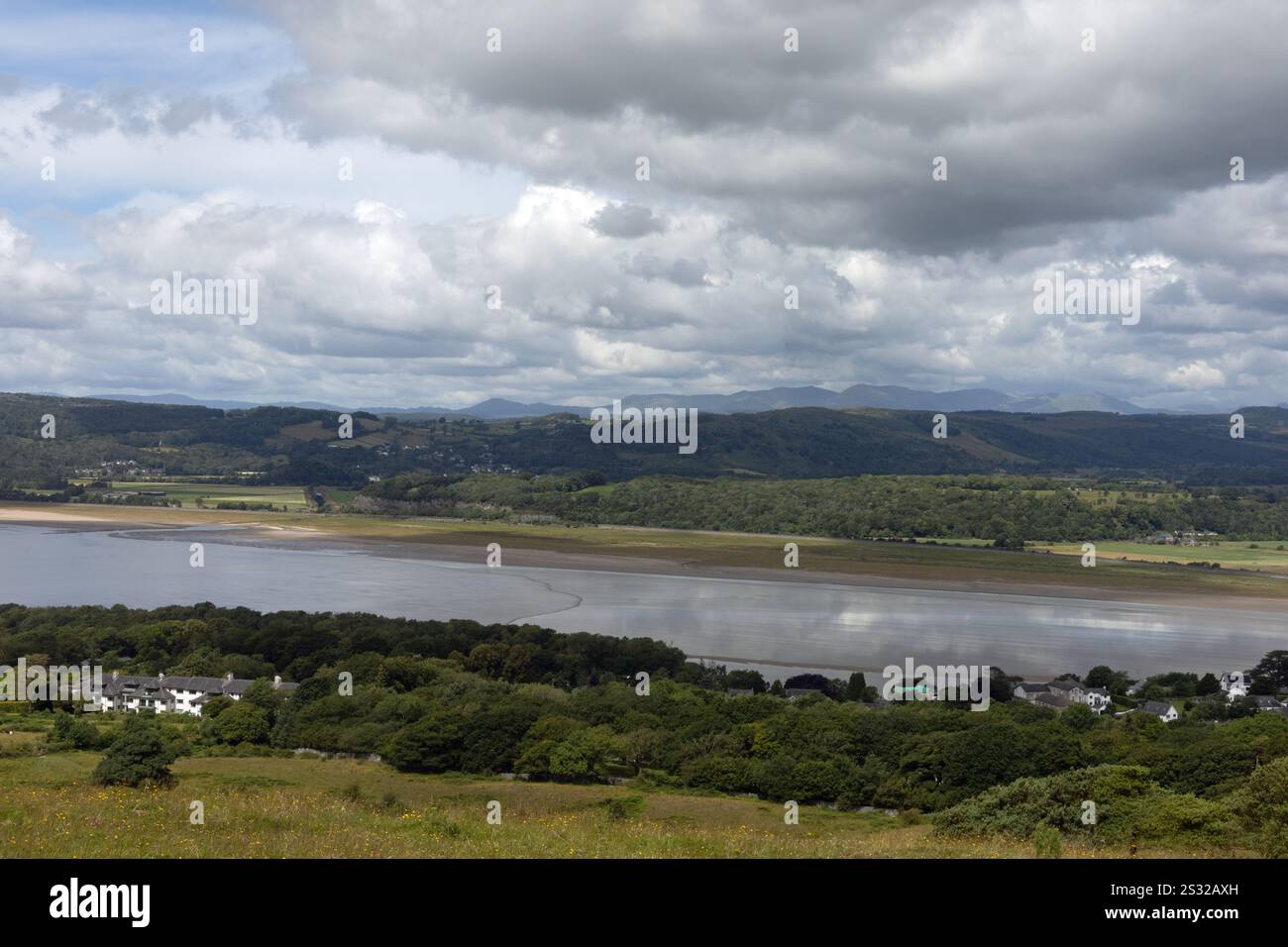 View of The River Kent Estuary from Arnside Knott Westmorland and ...
