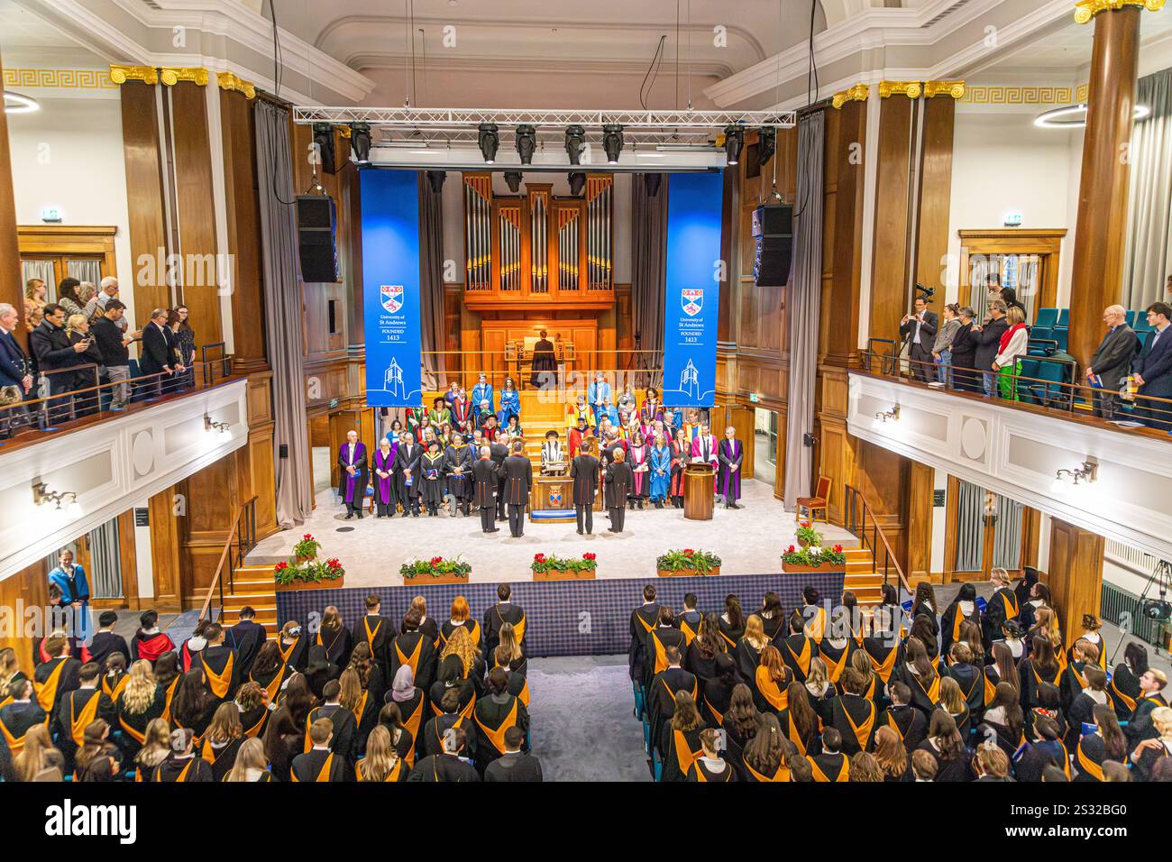 The December 2024 graduation ceremony of St Andrews University in ...