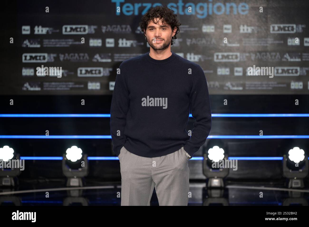 Rome, Italy. 08th Jan, 2025. Erasmo Genzini attends the photocall of ...