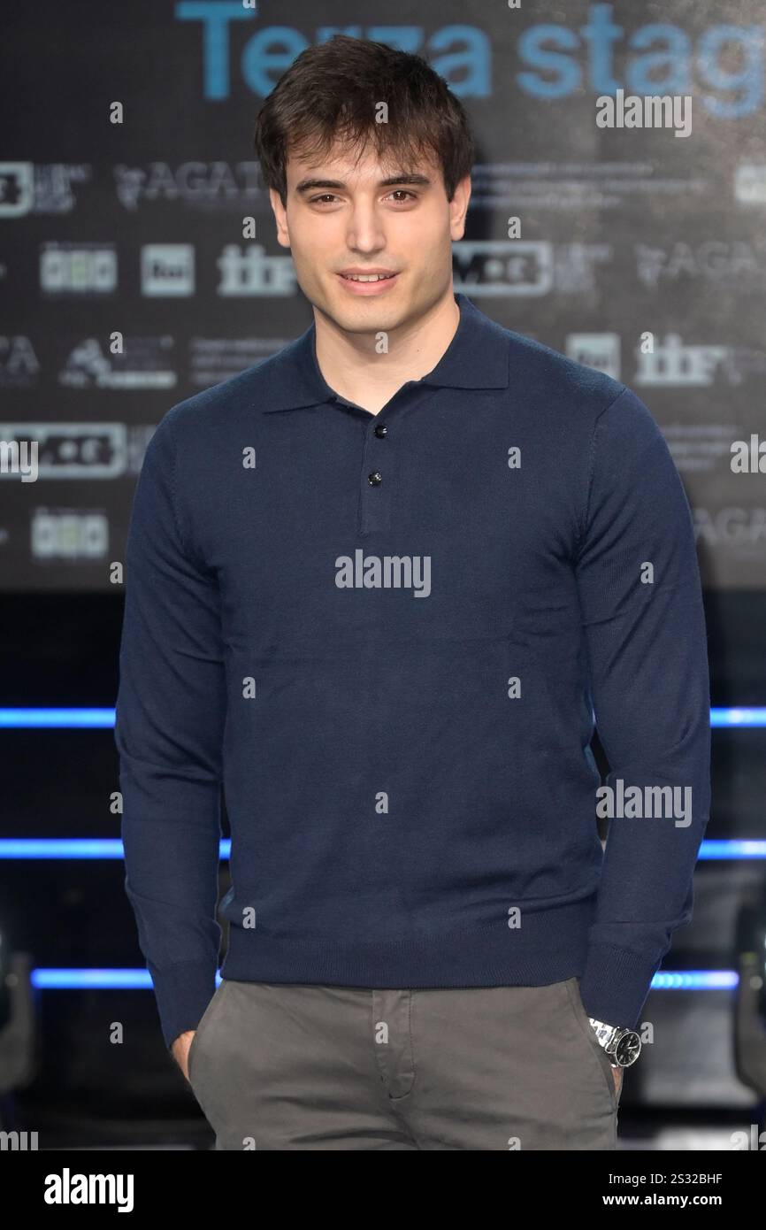 Rome, Italy. 08th Jan, 2025. Lorenzo Lancellotti attends the photocall ...