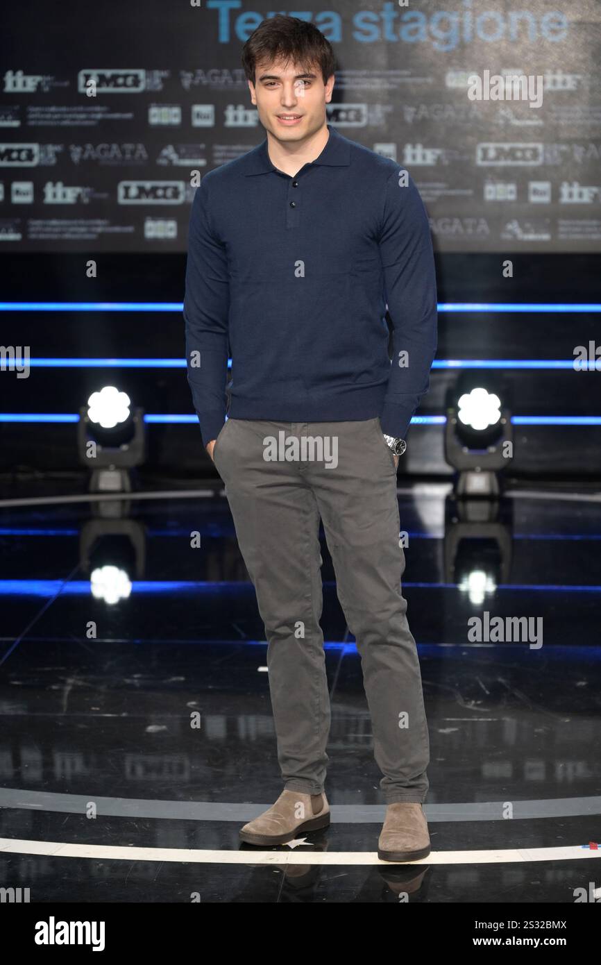 Rome, Italy. 08th Jan, 2025. Lorenzo Lancellotti attends the photocall ...