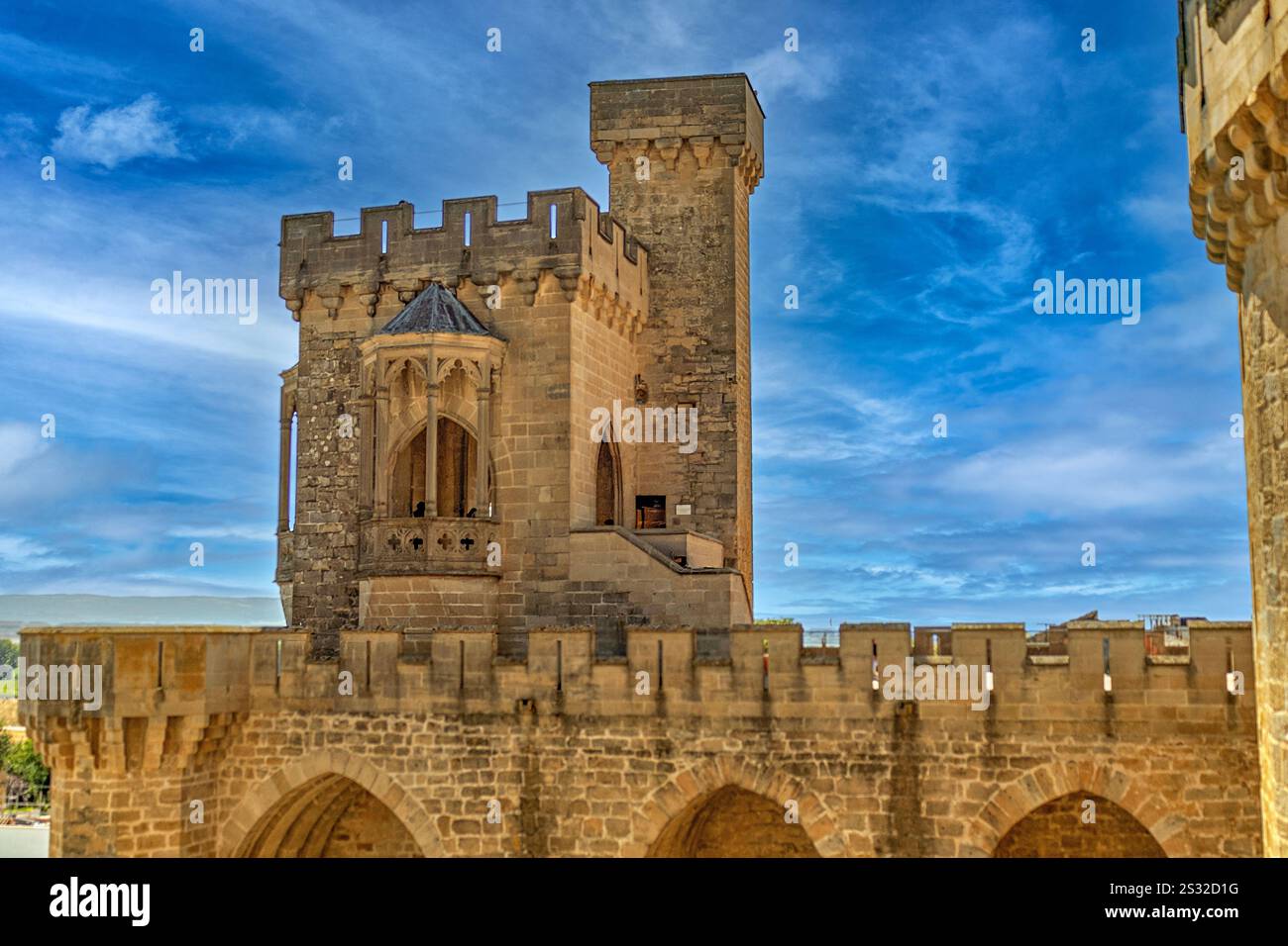 Gothic church facade with intricate stone arches, sculptures, and ...