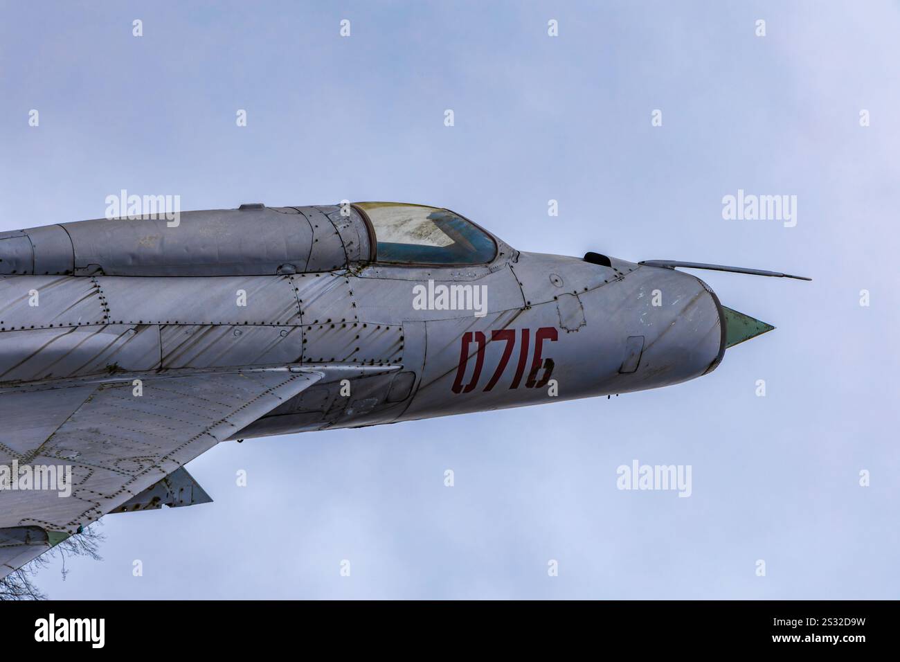 Old Soviet MIG 21 combat fighter, Cold War in Europe Stock Photo - Alamy