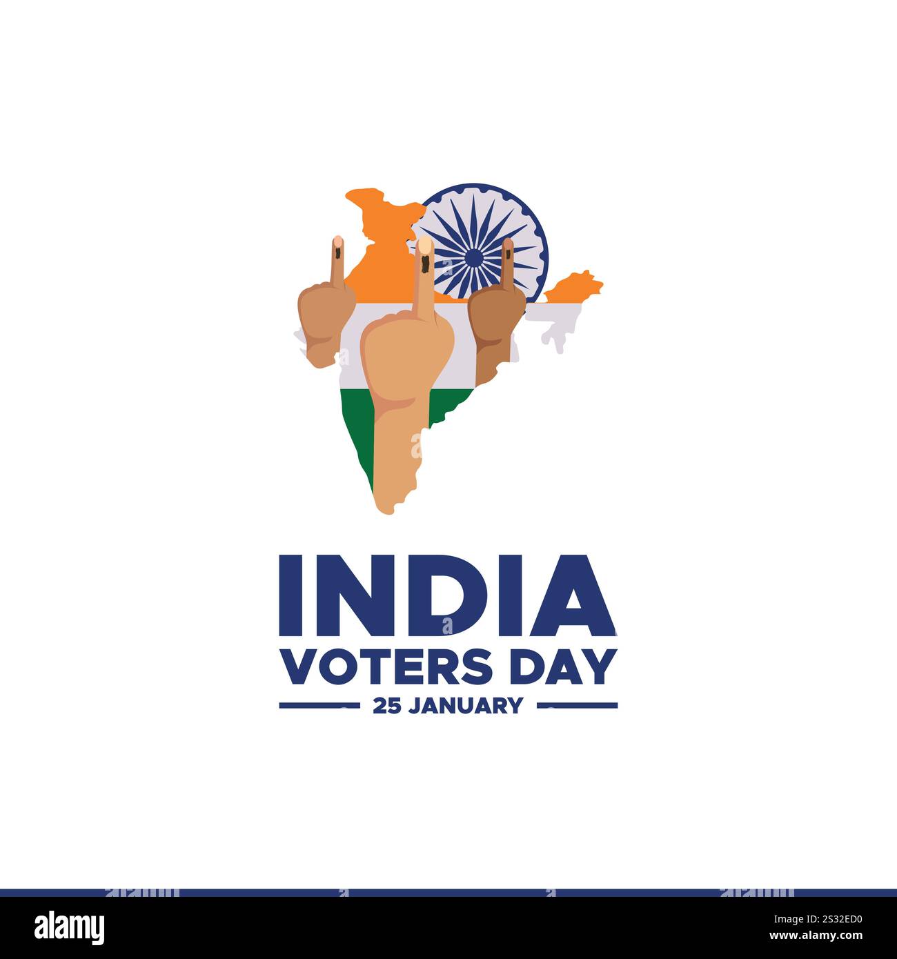 National Voters Day social media feed template. National Voters' Day ...