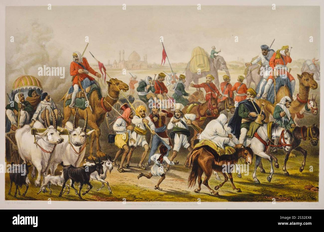 Troops Of The Native Allies. Indians supporting British colonial troops ...