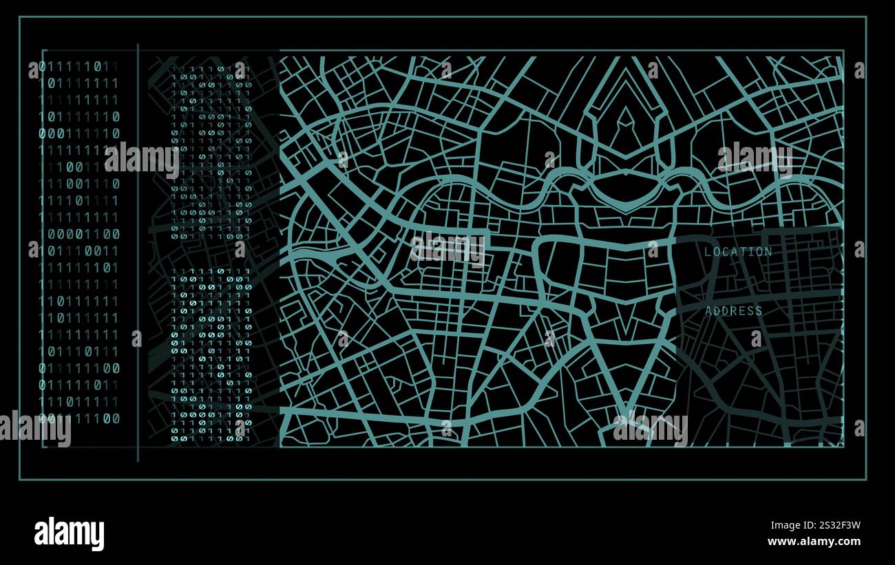 The target detected by the system via gps shows the exact location of ...