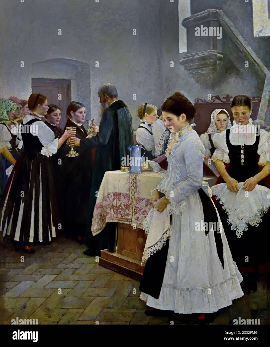 Do This in Memory of Me 1890 by Istvan Csok Fine Art Museum, Hungarian ...